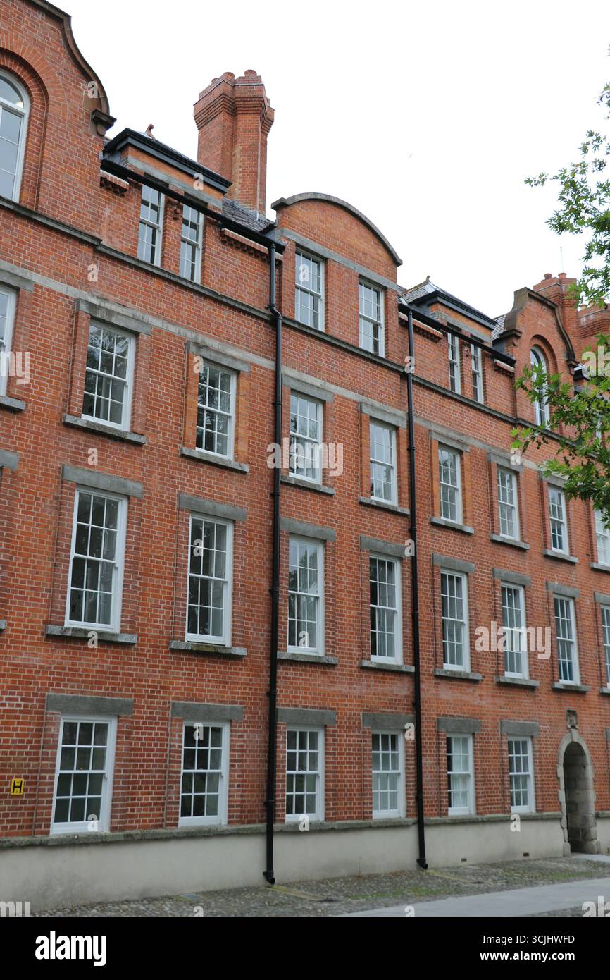 The Rubrics Building of Trinity College in Dublin Stock Photo - Alamy