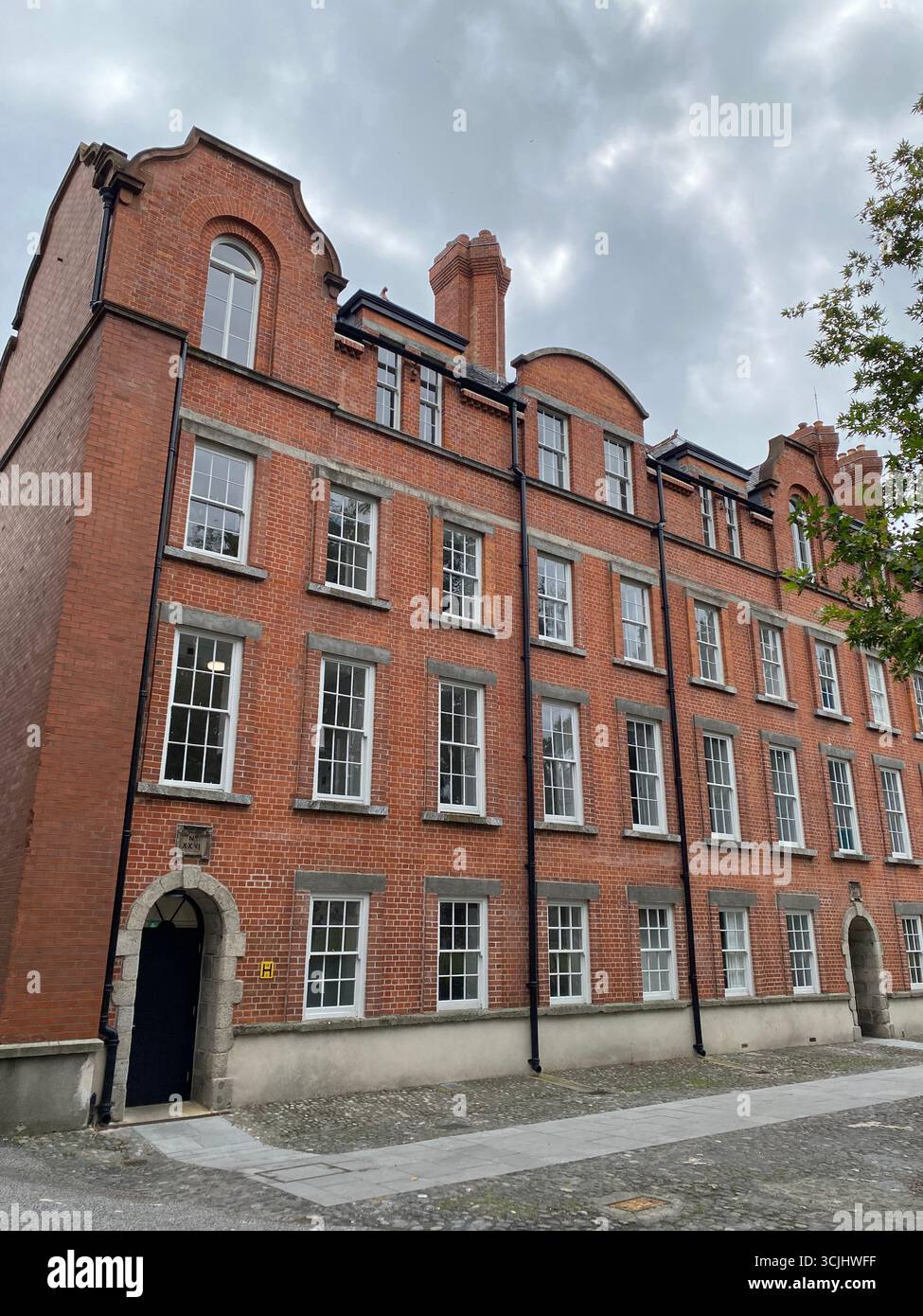 The Rubrics Building of Trinity College in Dublin Stock Photo - Alamy