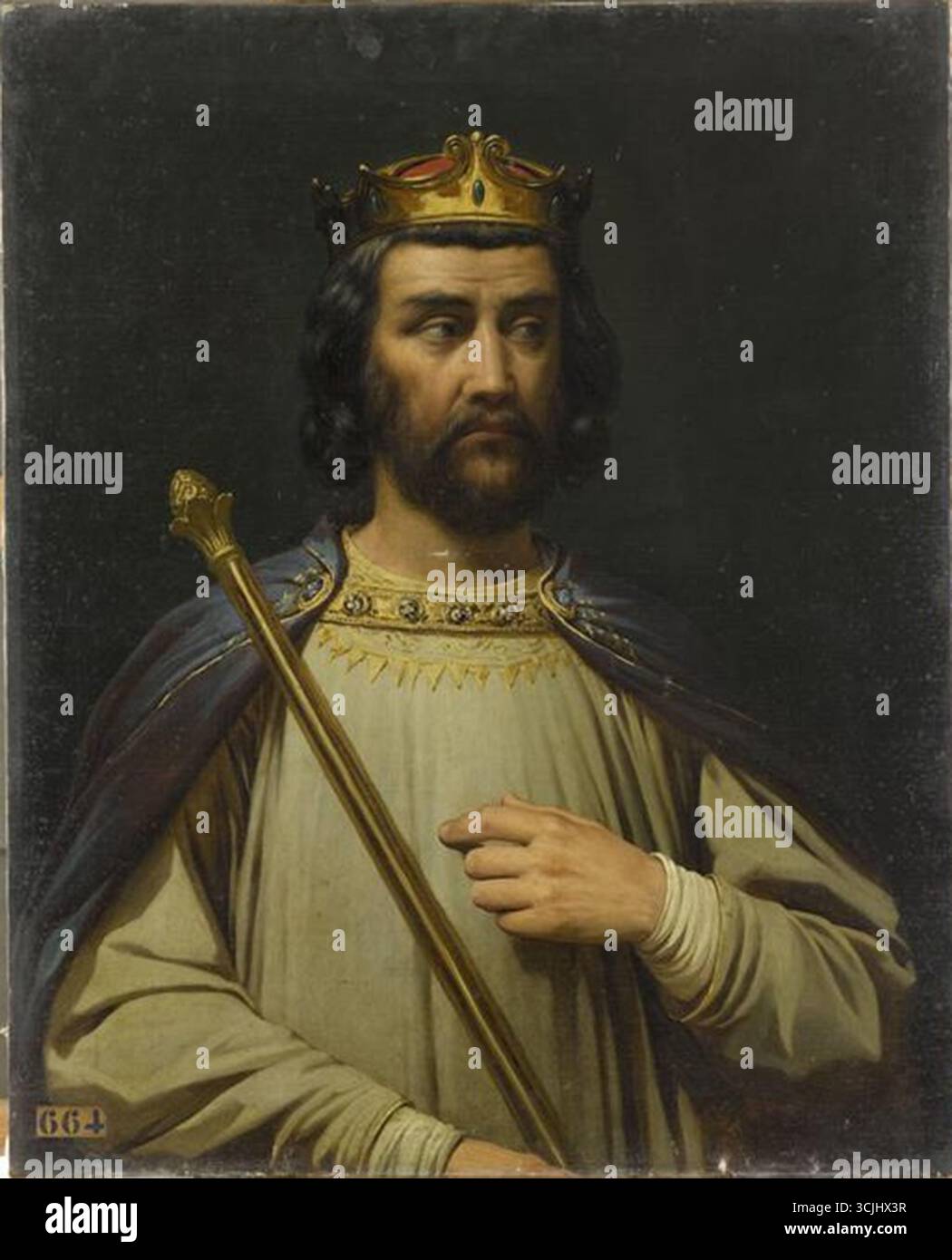 Clotaire iii king of the franks 652 673 hi-res stock photography and ...