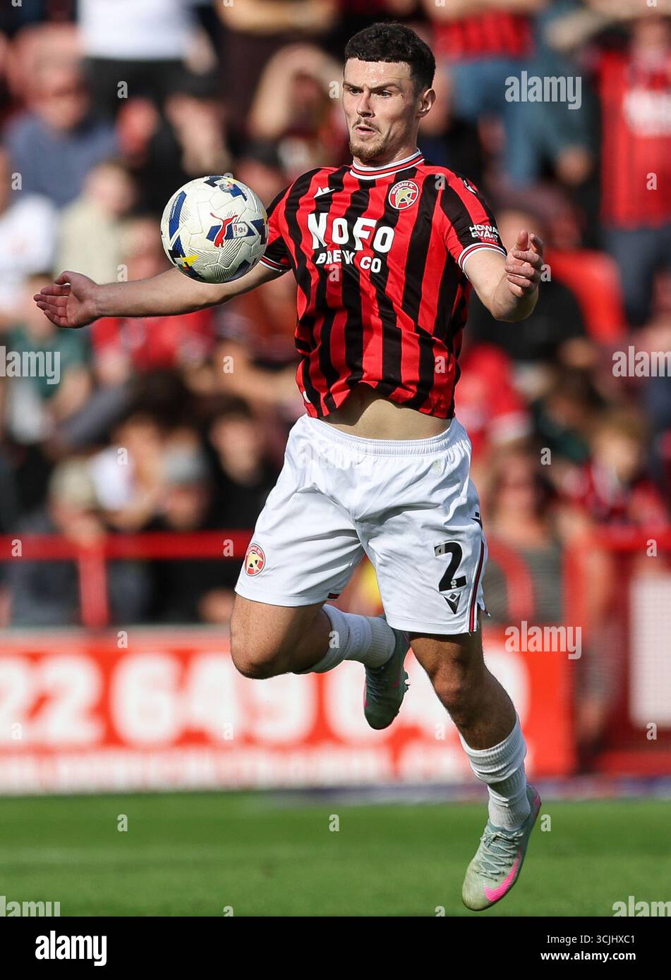 Walsall's Connor Barrett during the Sky Bet League Two match at Pallet ...