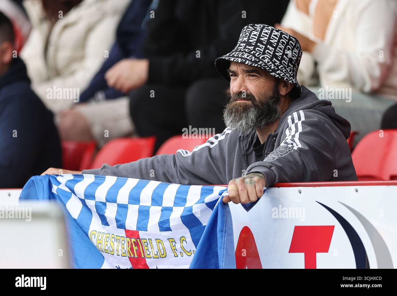 Chesterfield fans during the Sky Bet League Two match at Pallet-Track ...