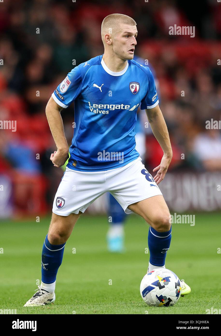 Chesterfield's Ryan Stirk during the Sky Bet League Two match at Pallet ...
