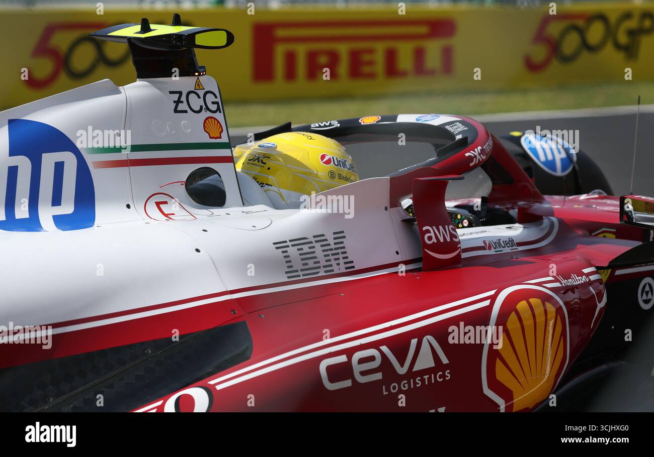 44 Lewis Hamilton Team Scuderia Ferrari F1 Formula 1 Pirelli Gran ...