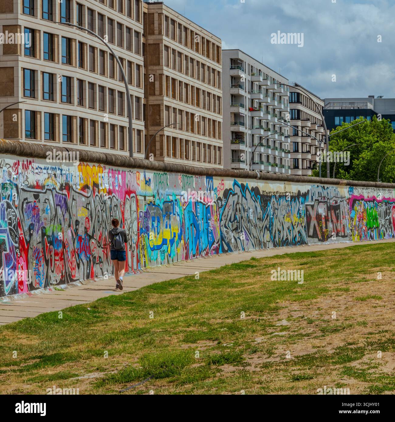 Berlin Wall 35 Years German Unity Stock Photo - Alamy