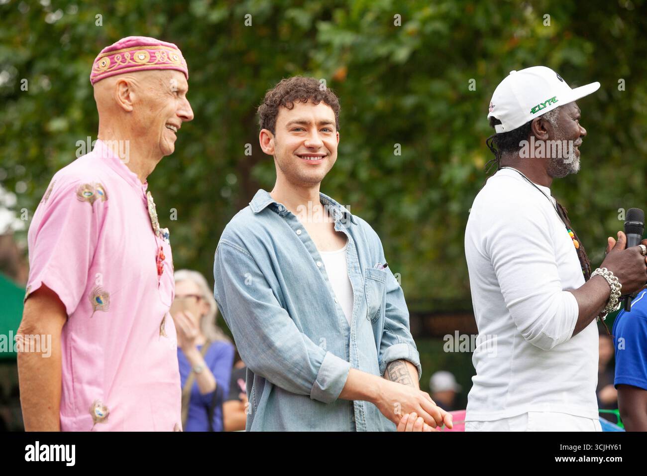 London, UK, 7 September 2025: Singer and actor Olly Alexander, chef and ...