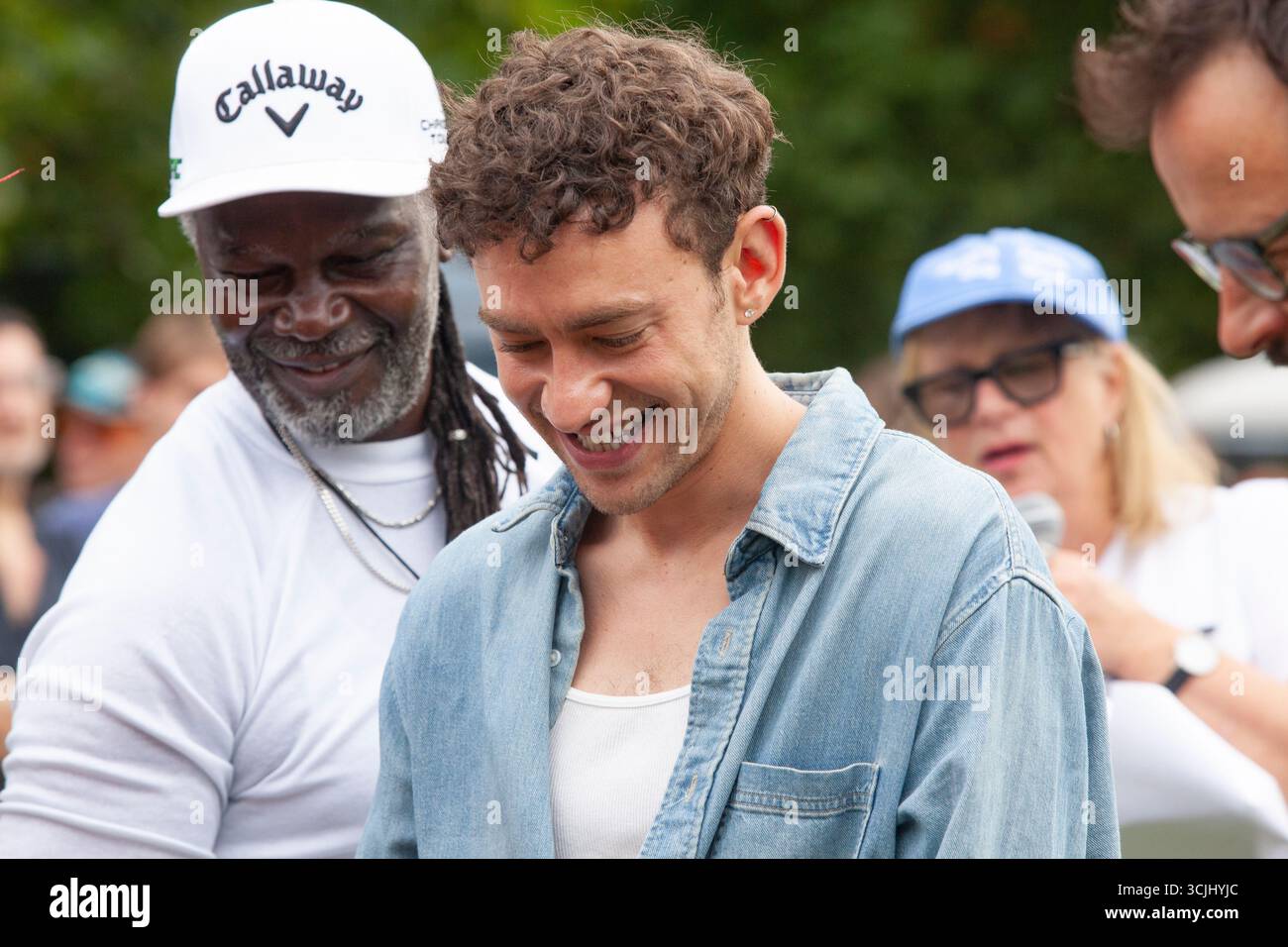 London, UK, 7 September 2025: Singer and actor Olly Alexander, chef and ...