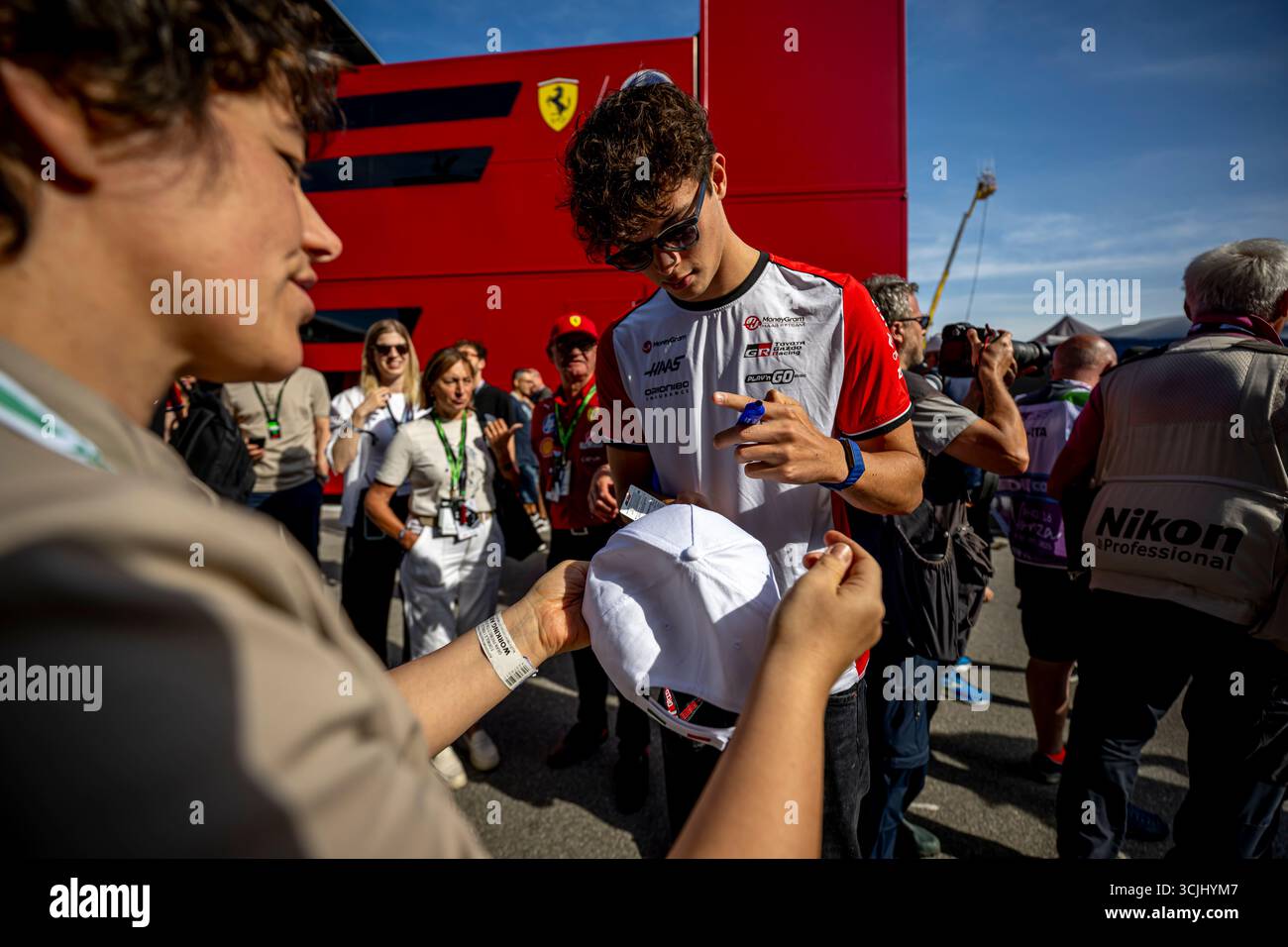 Monza, Italy, 07 Sep 2025, Oliver Bearman, from United Kingdom competes ...
