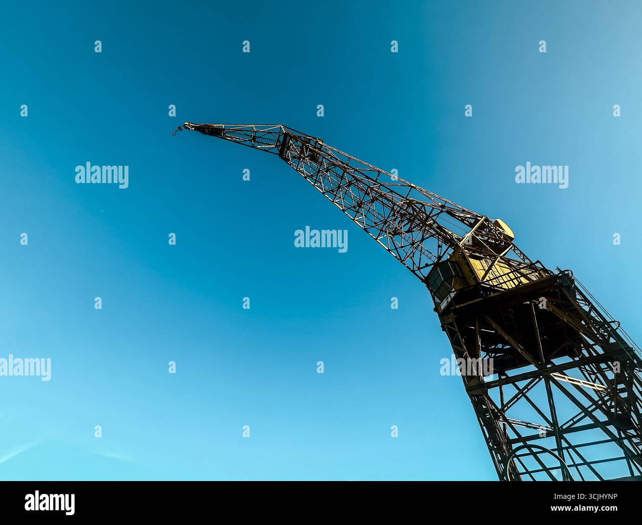 Buenos Aires, Argentina – December 21, 2022: Historic yellow crane in ...