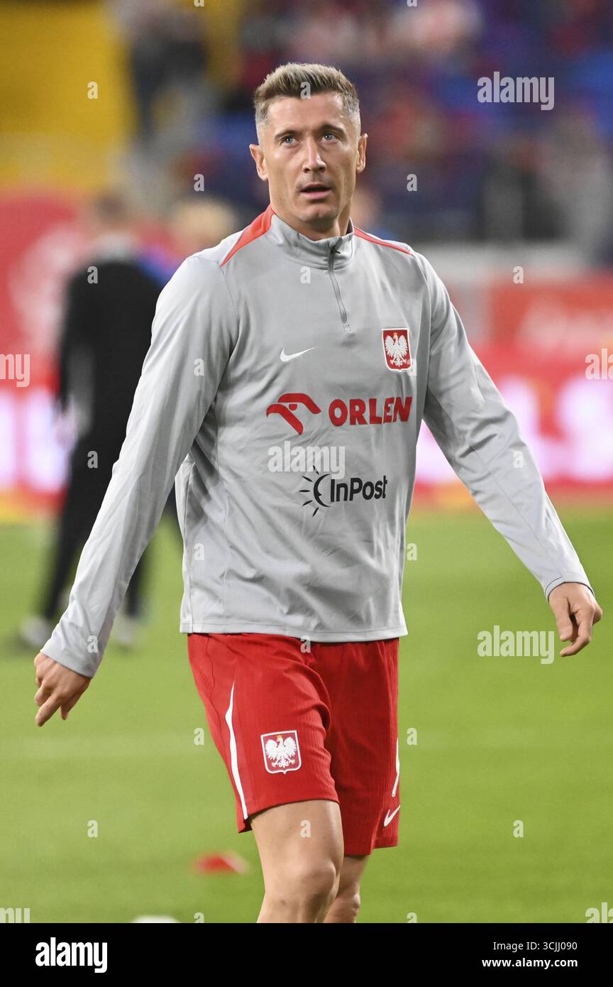 Chorzow, Poland. 07th Sep, 2025. Robert Lewandowski before match of the ...