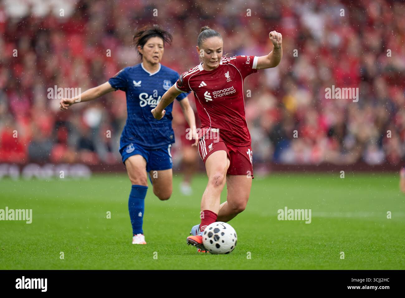 Liverpool FC v Everton FC Barclays Womens Super League ANFIELD STADIUM ...