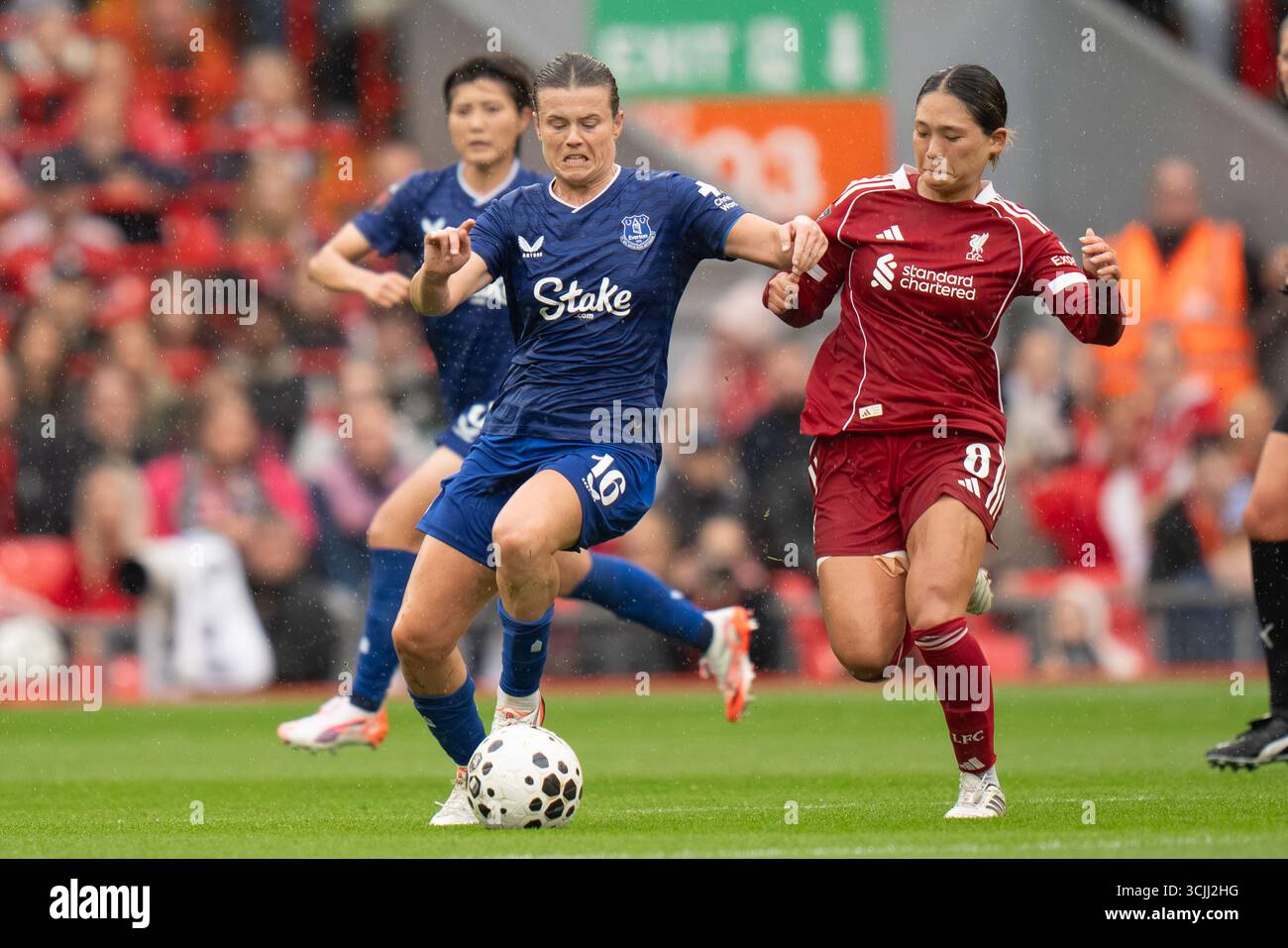 Liverpool FC v Everton FC Barclays Womens Super League ANFIELD STADIUM ...
