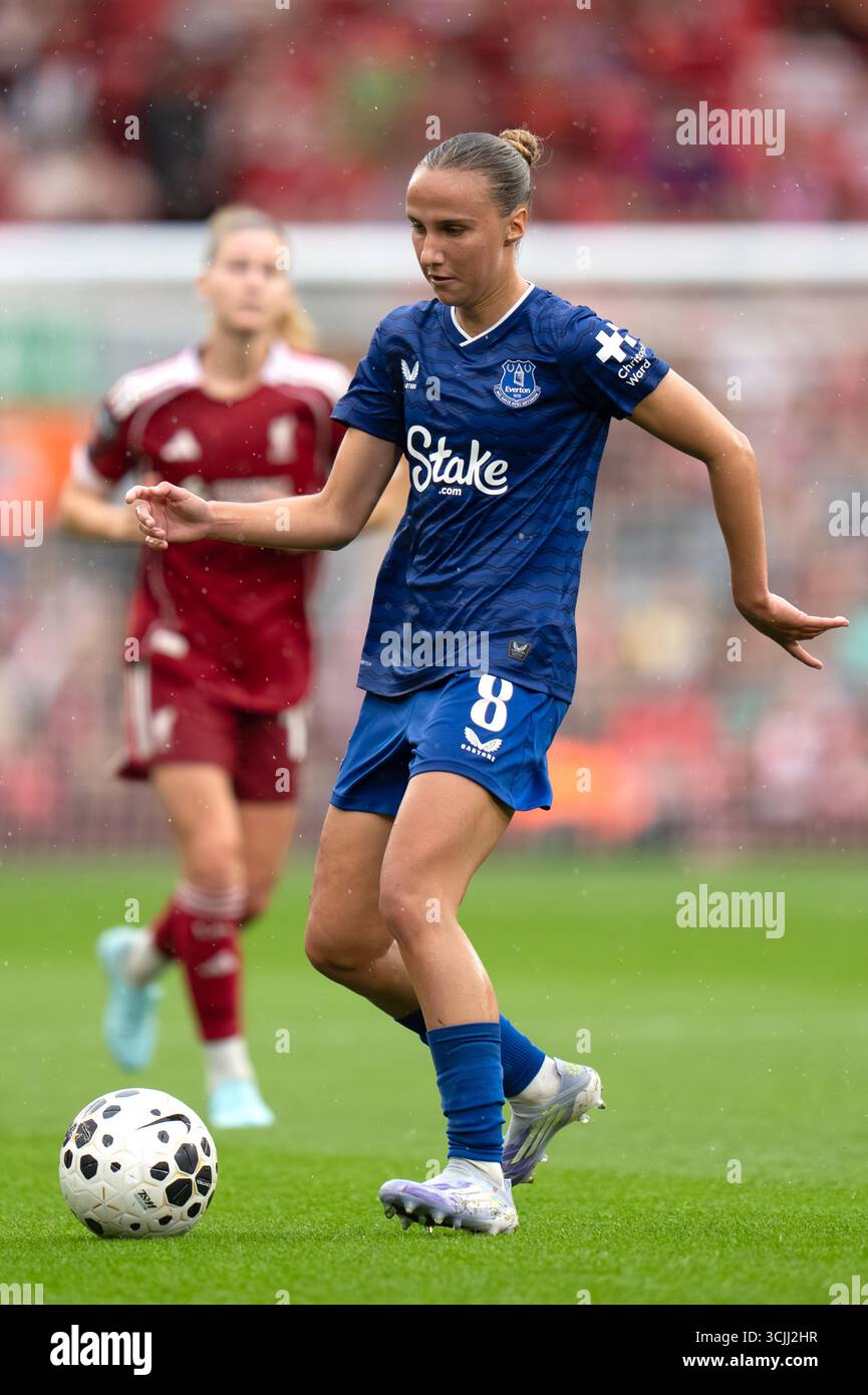 Liverpool FC v Everton FC Barclays Womens Super League ANFIELD STADIUM ...