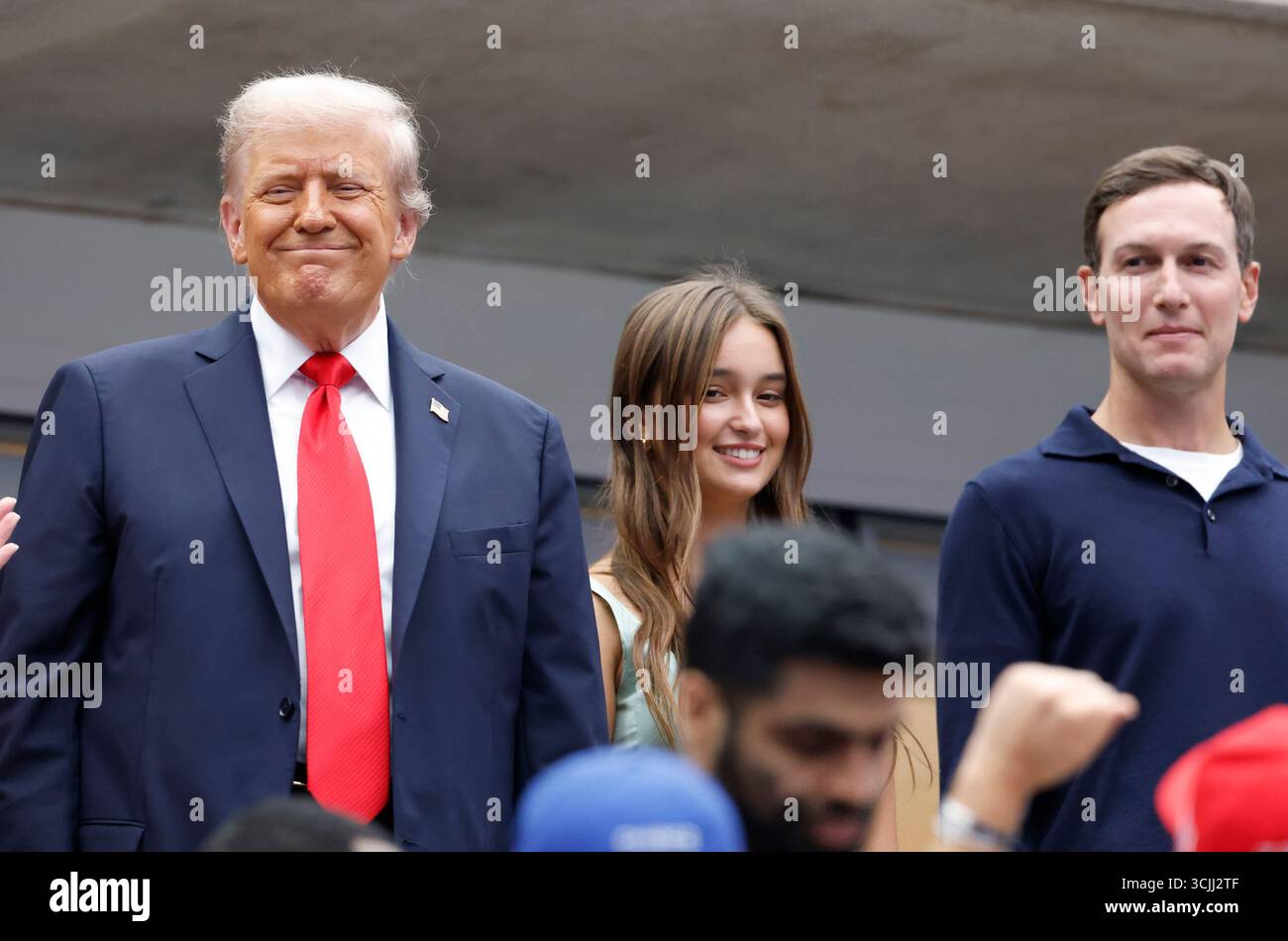 Flushing Meadows, United States. 07th Sep, 2025. President Donald Trump ...