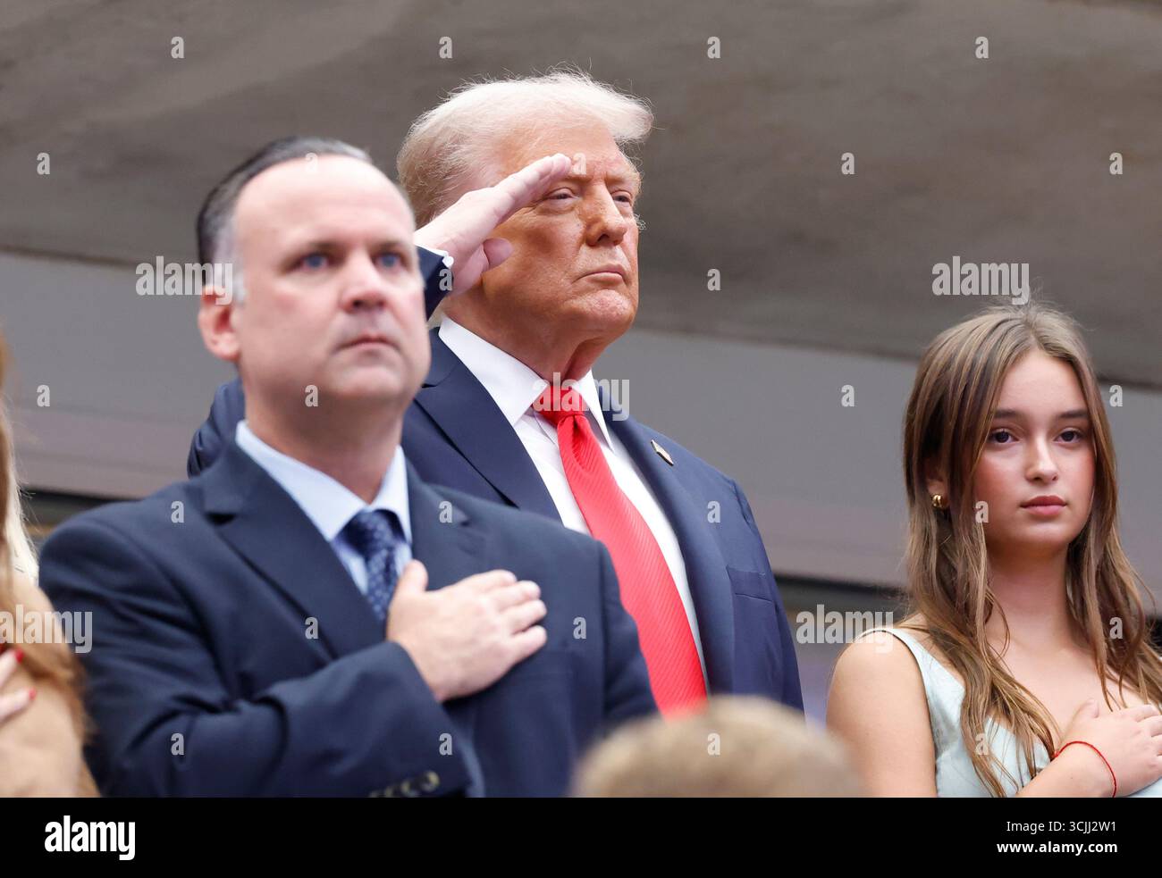 Flushing Meadows, United States. 07th Sep, 2025. President Donald Trump ...