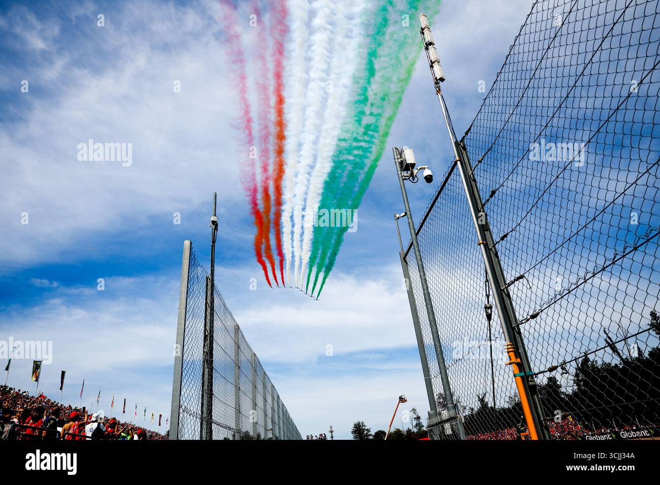 Air show, F1 Grand Prix of Italy at Autodromo Nazionale Monza on ...