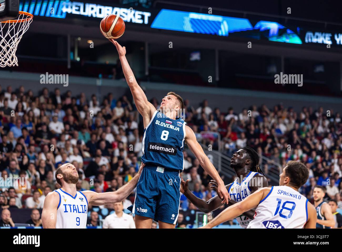 07.09.2025, Riga Arena, Riga, FIN, Eurobasket 205, Basketball ...