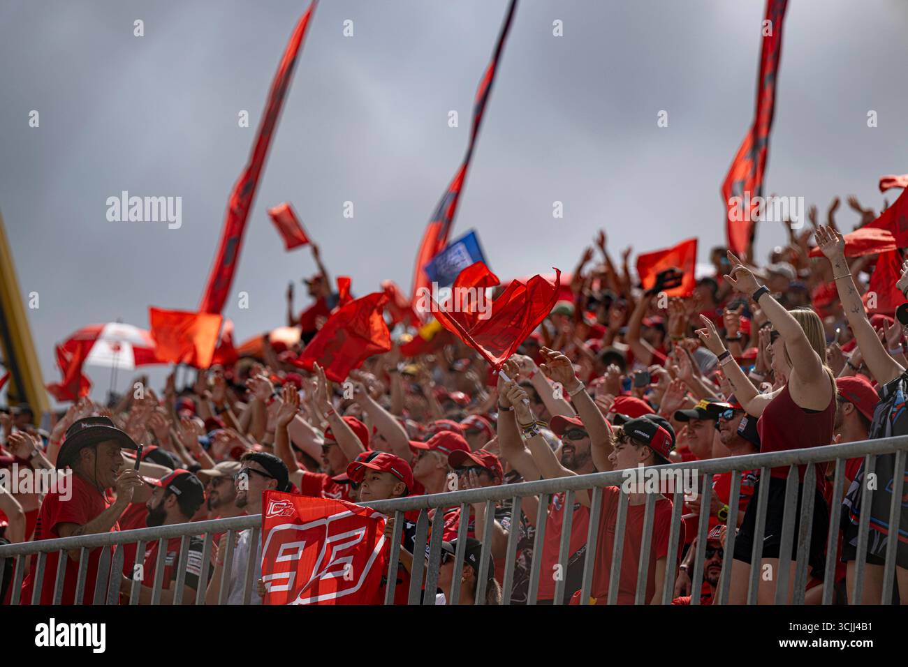 Marc Marquez’ fans during the 2025 MotoGP Monster Energy Grand Prix of ...