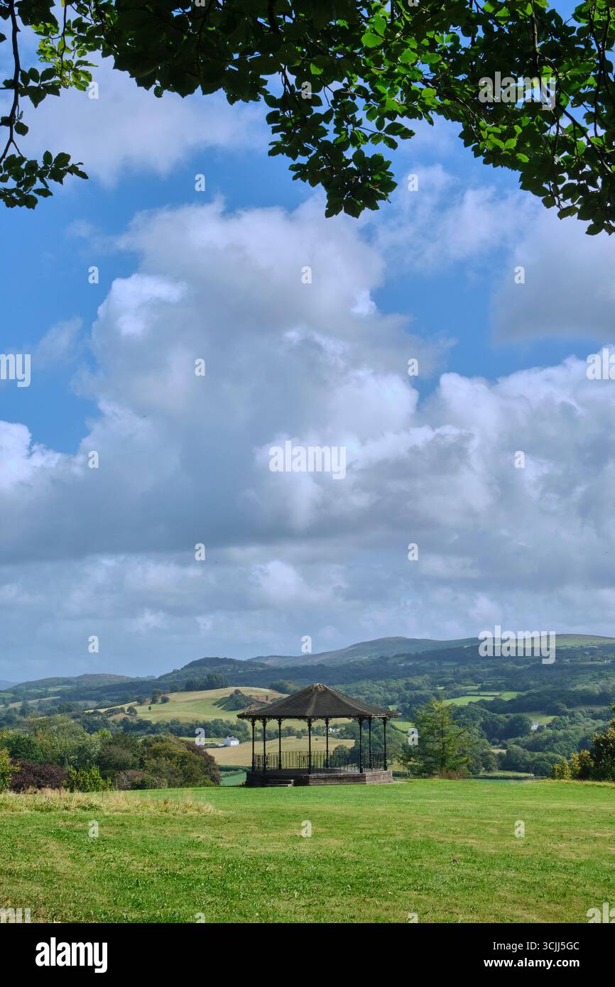 The Bandstand in Penlan Park, Llandeilo, Carmarthenshire Stock Photo ...