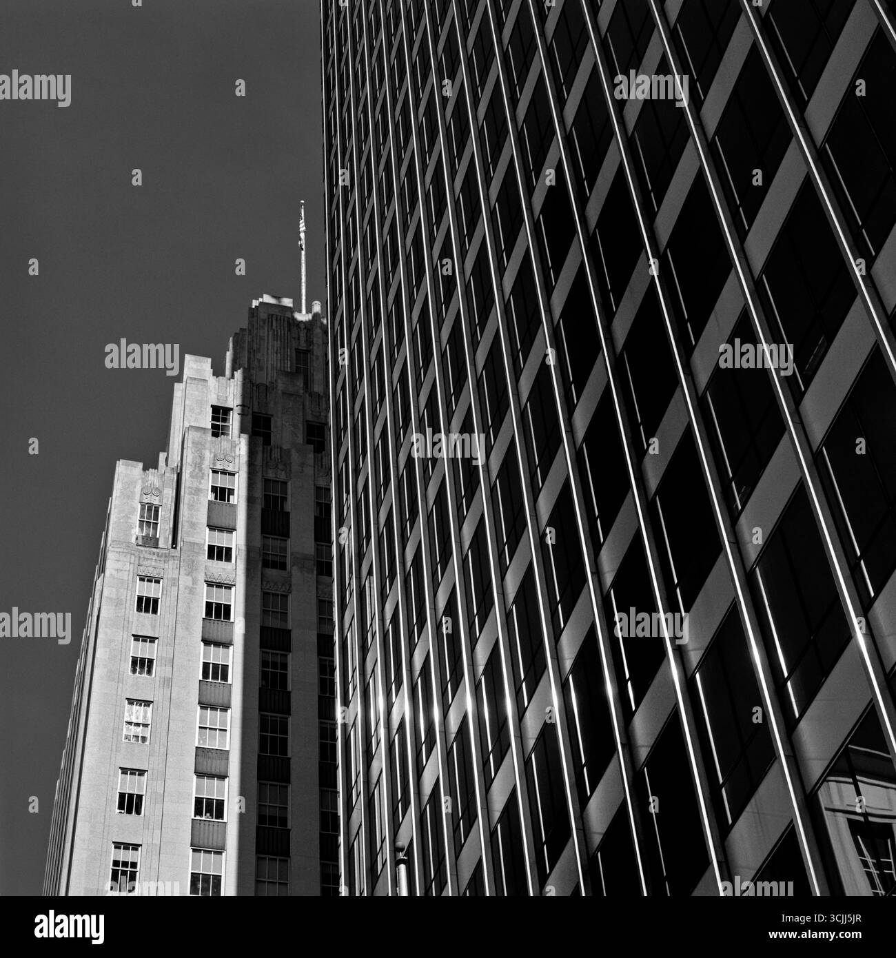 Reynolds Building and Winston Tower. Art Deco and International ...