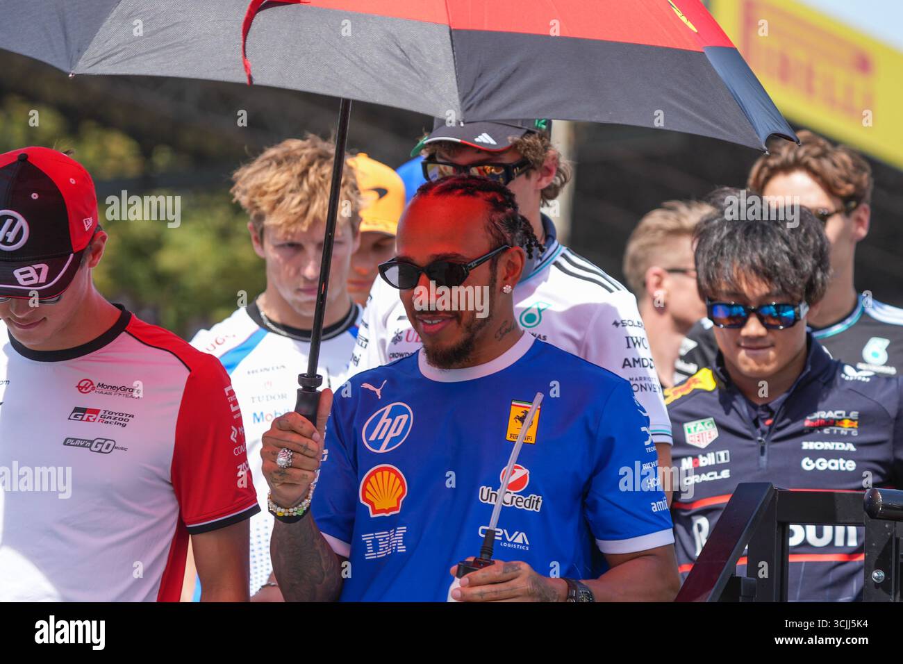 Monza, Italy. 07/09/2025. Lewis Hamilton, Formula 1 Pirelli Gran Premio ...