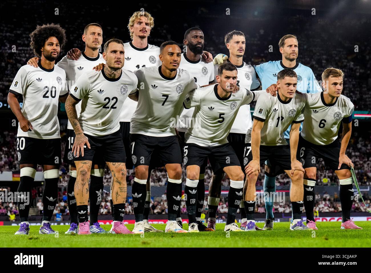COLOGNE, GERMANY - SEPTEMBER 7: Serge Gnabry of Germany, Waldemar Anton of Germany, Nick ...