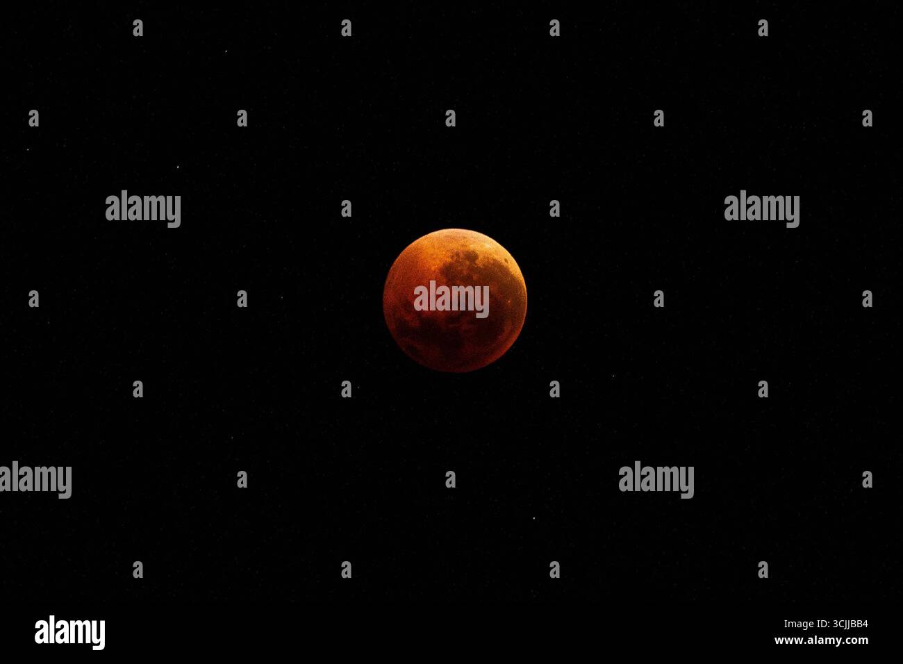 September 8th 2025, Melbourne, Australia. A total lunar eclipse 'blood ...