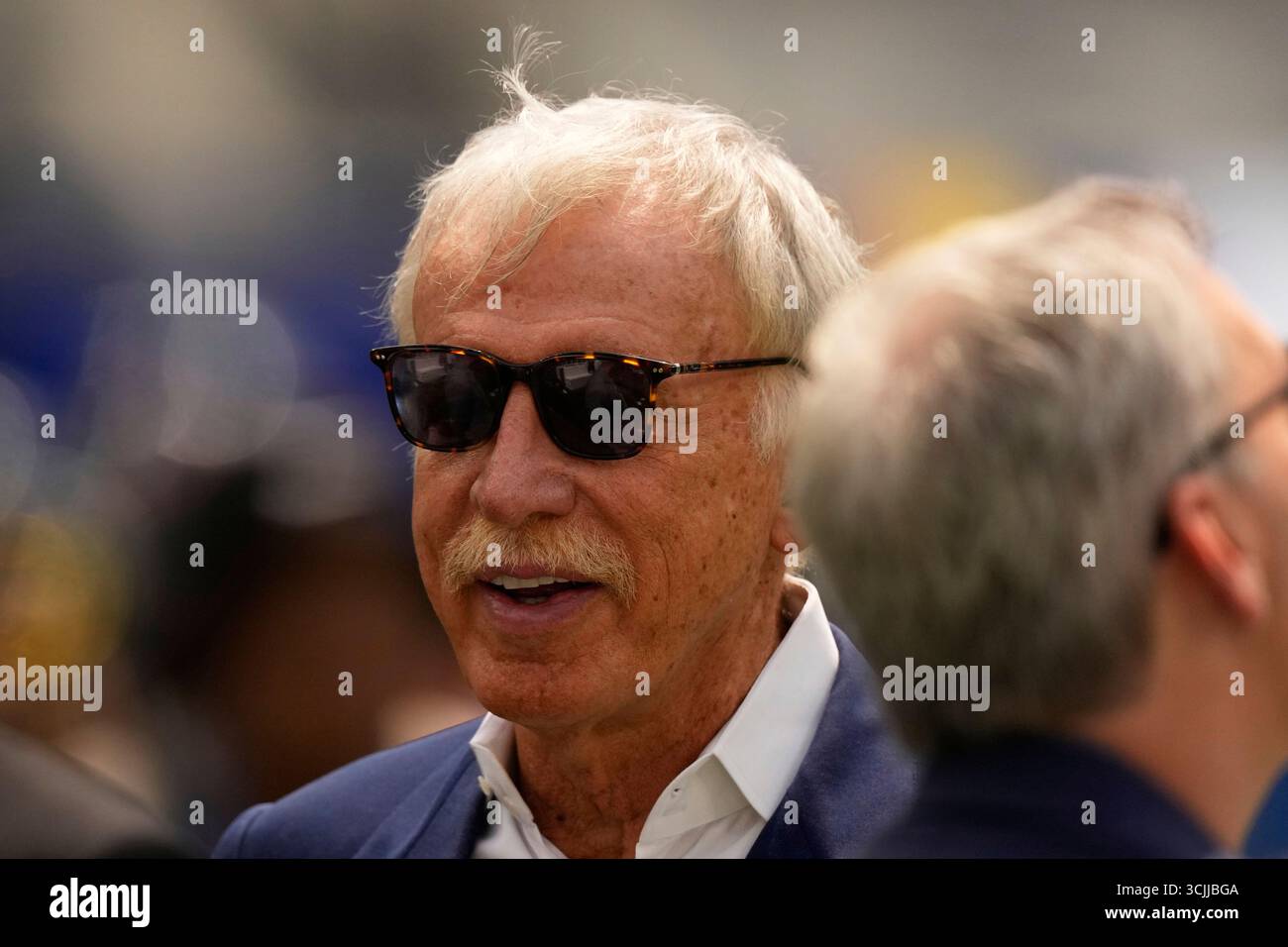 Los Angeles Rams owner Stan Kroenke before an NFL football game against ...