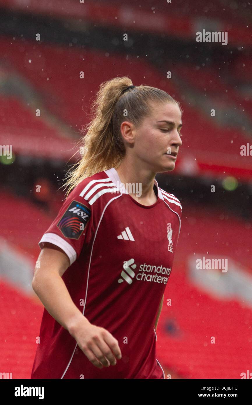 Anfield, Liverpool, England, 7th Septmber 2025 Head shot of Marie ...