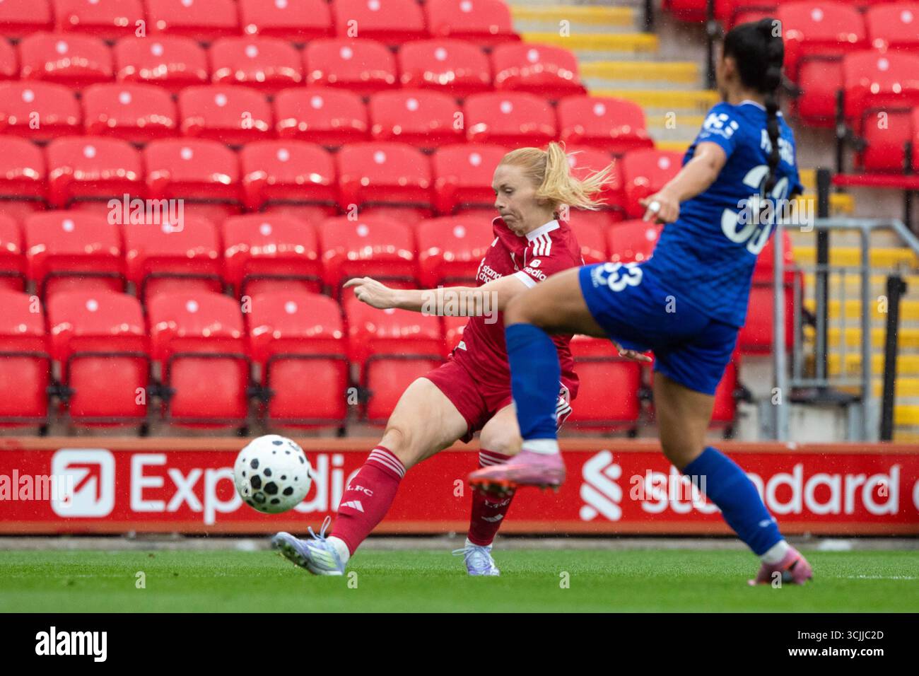 Anfield, Liverpool, England, 7th Septmber 2025 Ceri Holland (18 ...