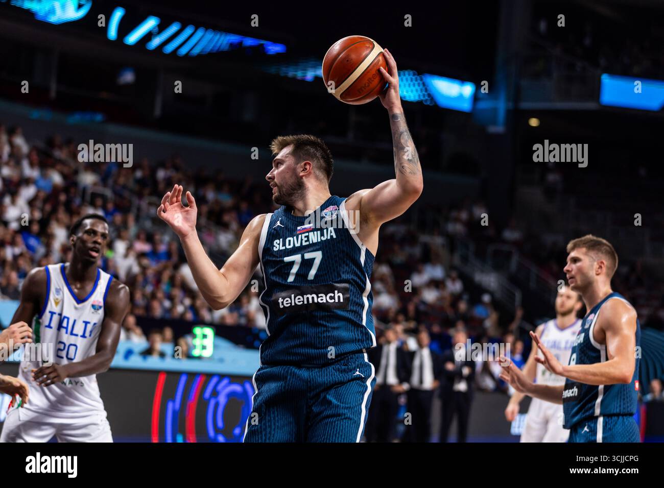 07.09.2025, Riga Arena, Riga, FIN, Eurobasket 205, Basketball ...