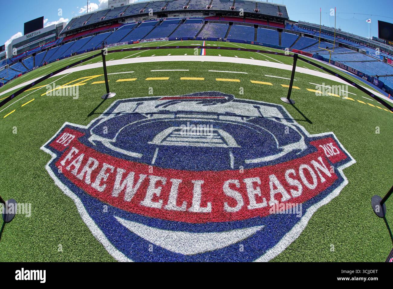 This is a logo celebrating the final season of Highmark Stadium before ...
