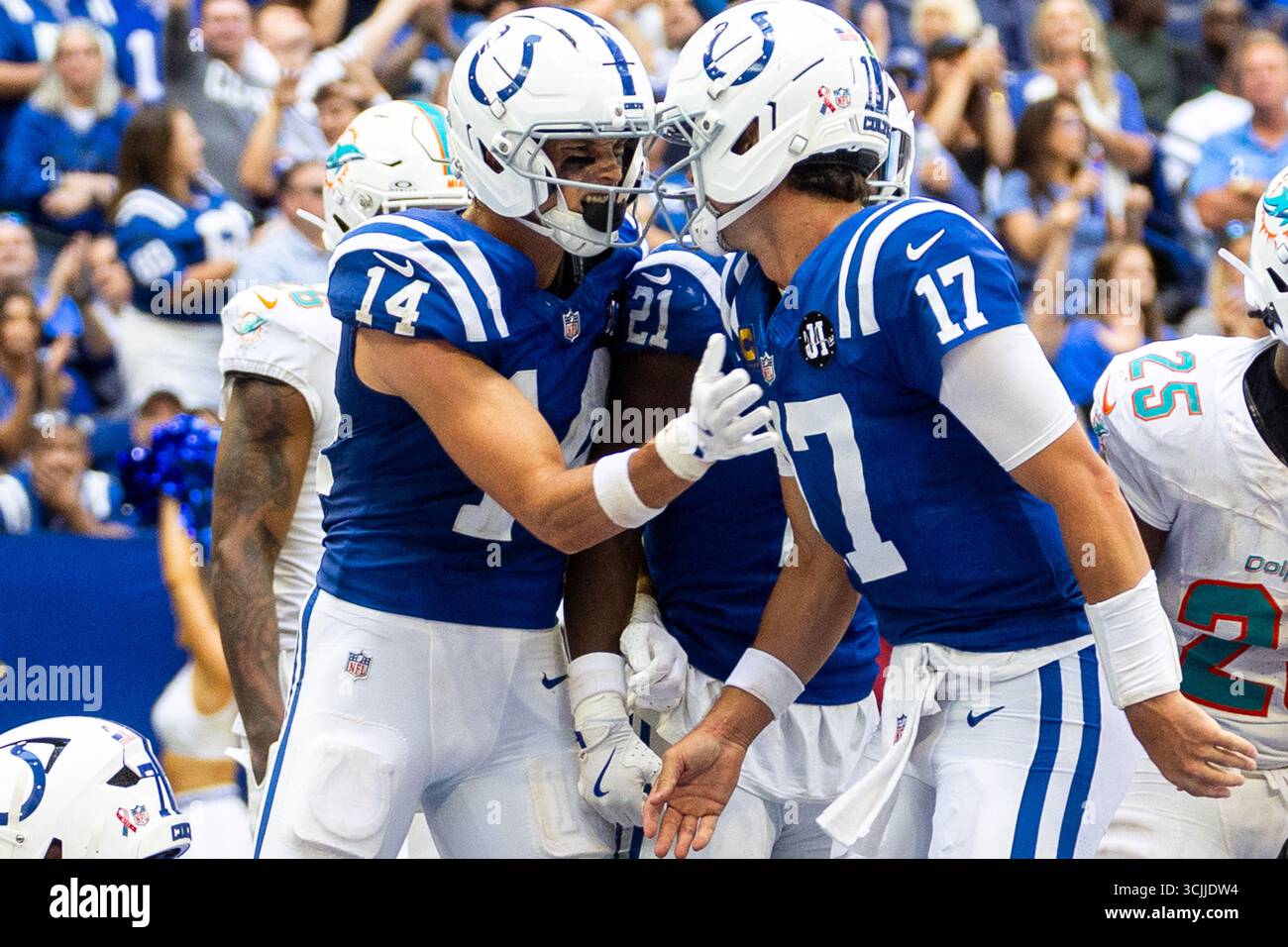 September 07, 2025: Indianapolis Colts quarterback Daniel Jones (17 ...