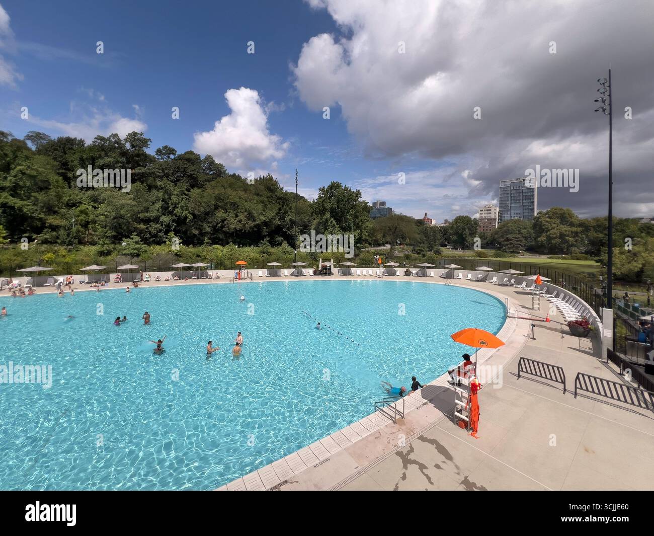 The Gottesman Pool opened in Central Park in June, 2025, as part of the ...