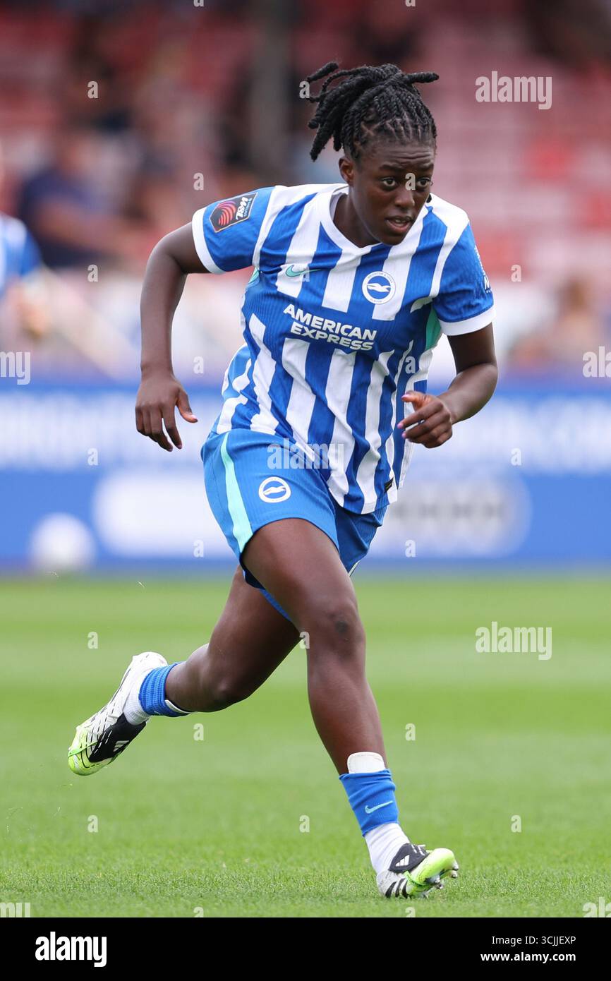 Crawley, UK, 7th September 2025. Michelle Agyemang of Brighton and Hove ...