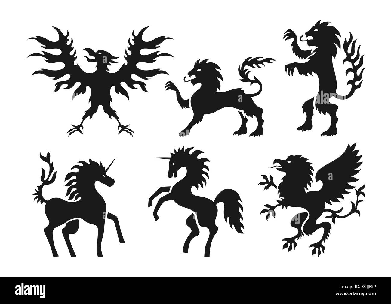 Heraldry animals hi-res stock photography and images - Alamy