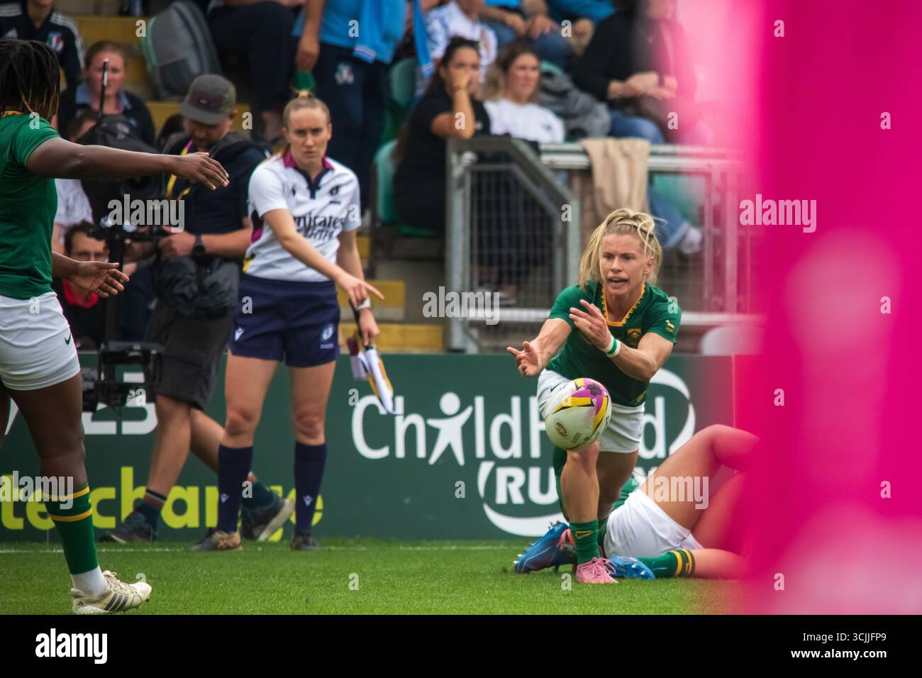 Northampton, UK, 7th September 2025 South African scrum half Nadine ...