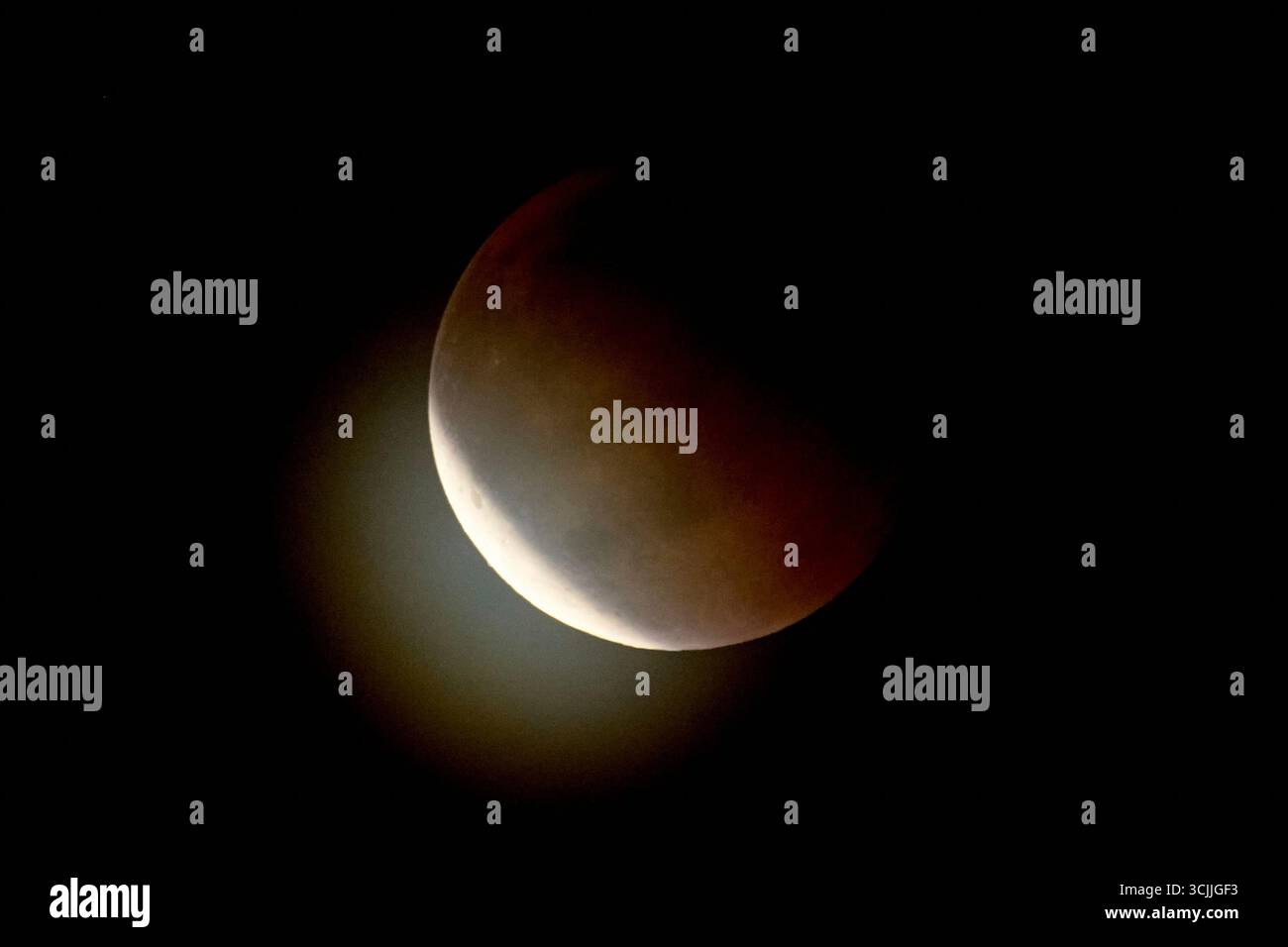 A total lunar eclipse, known as the blood moon, is seen in Rome, Sunday ...