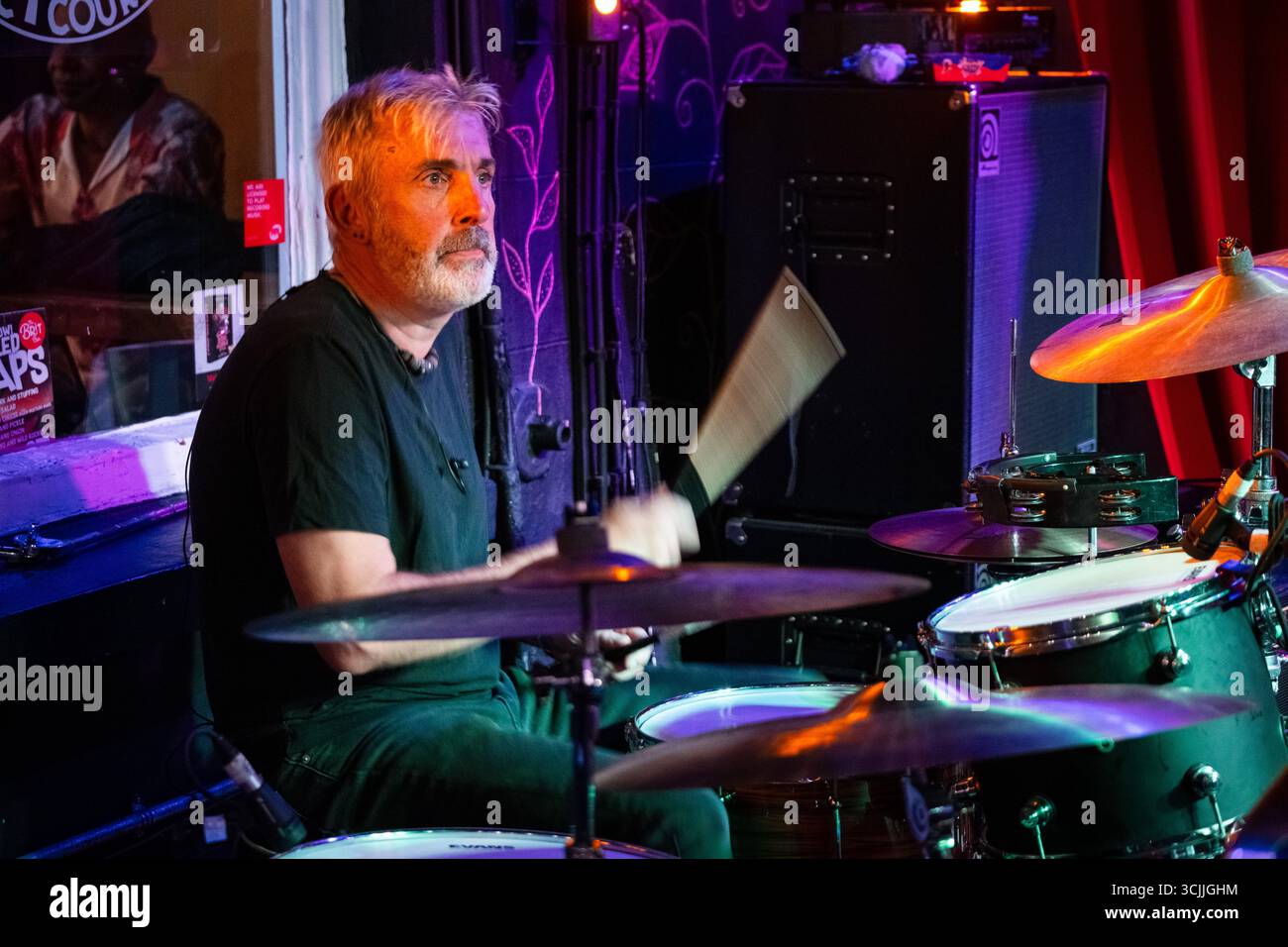 RIA PLAYS, LIVE CONCERT, 2025: The band RIa Plays performing live at The Brit Bar in Weston ...