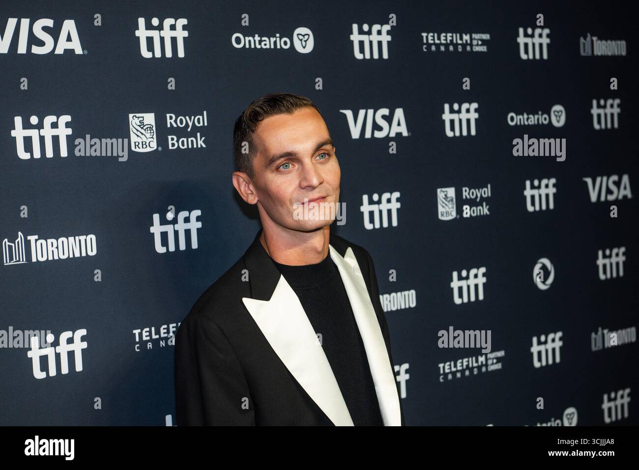 Forrest Weber arrives on the red carpet for ‚ÄúBlack Rabbit‚Äù at the Toronto International Film ...