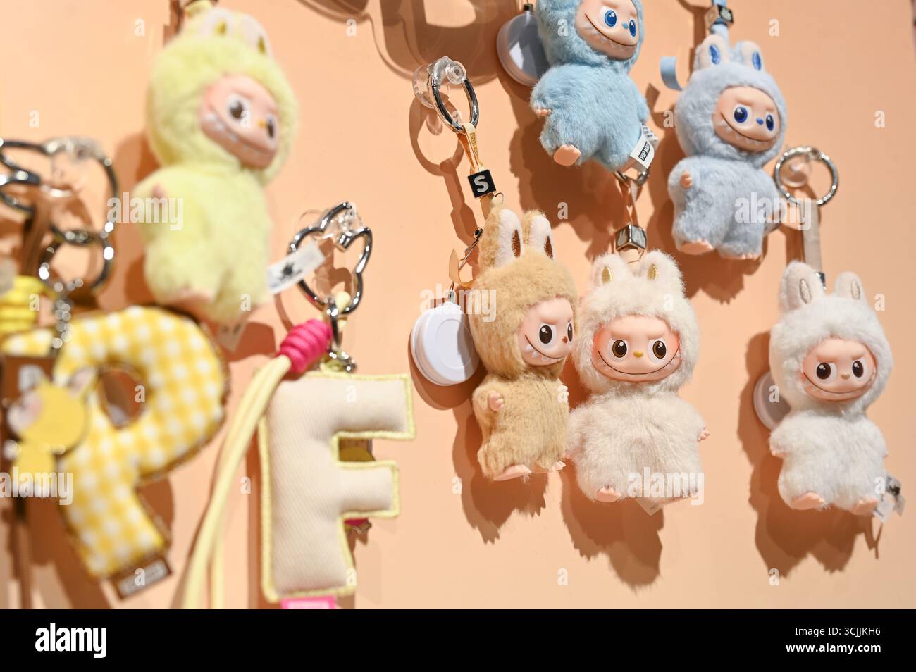 LABUBU products display at the POP MART shop in the shopping mall on ...