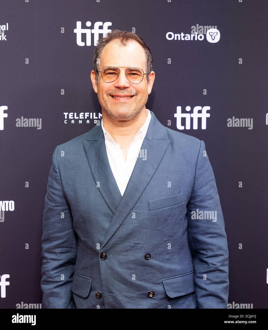 Alex Orlovsky attends the premiere of "Roofman" at the 2025 Toronto ...