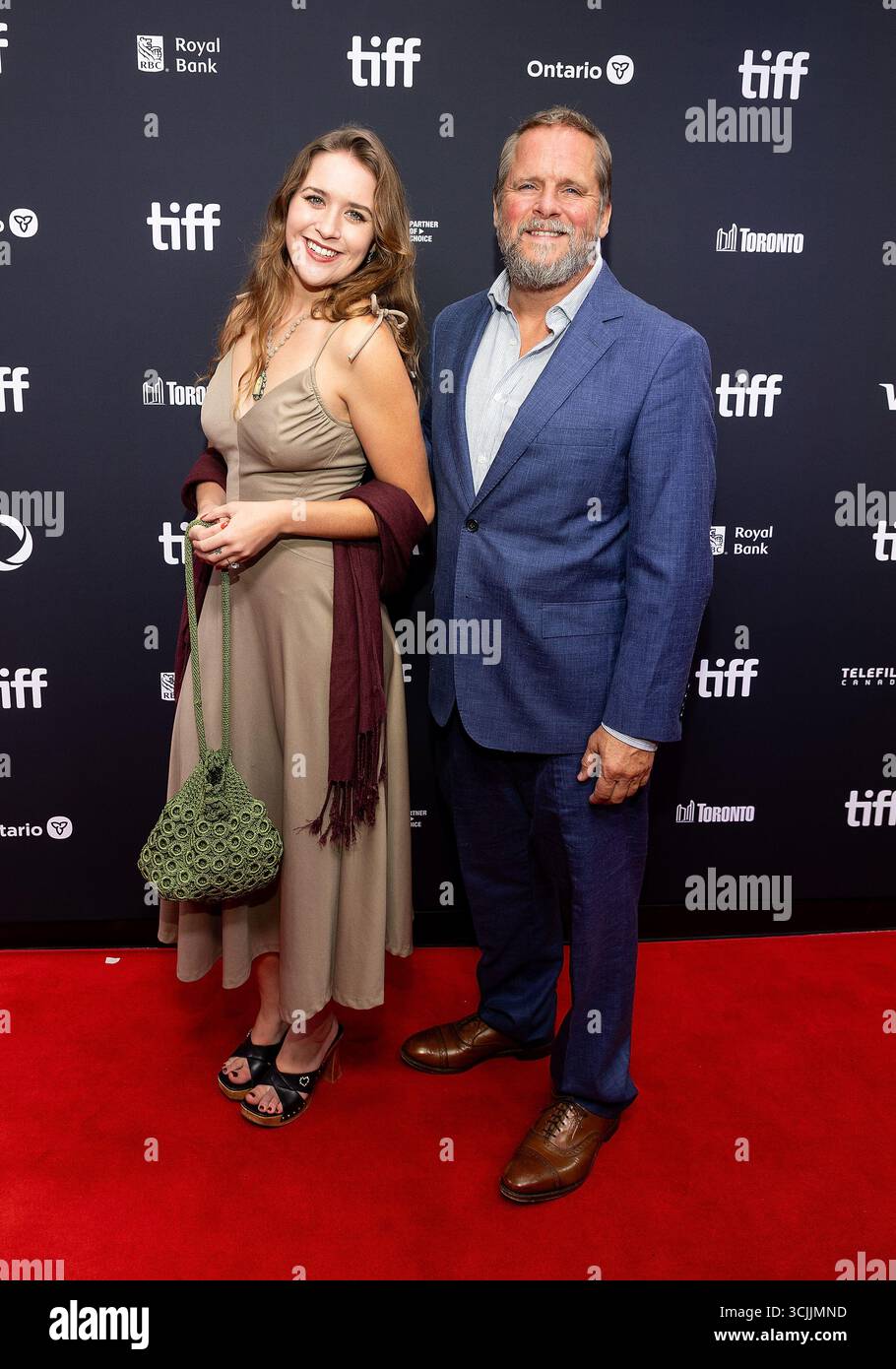 Stella Gunn, Kirt Gunn attend the premiere of "Roofman" at the 2025 ...