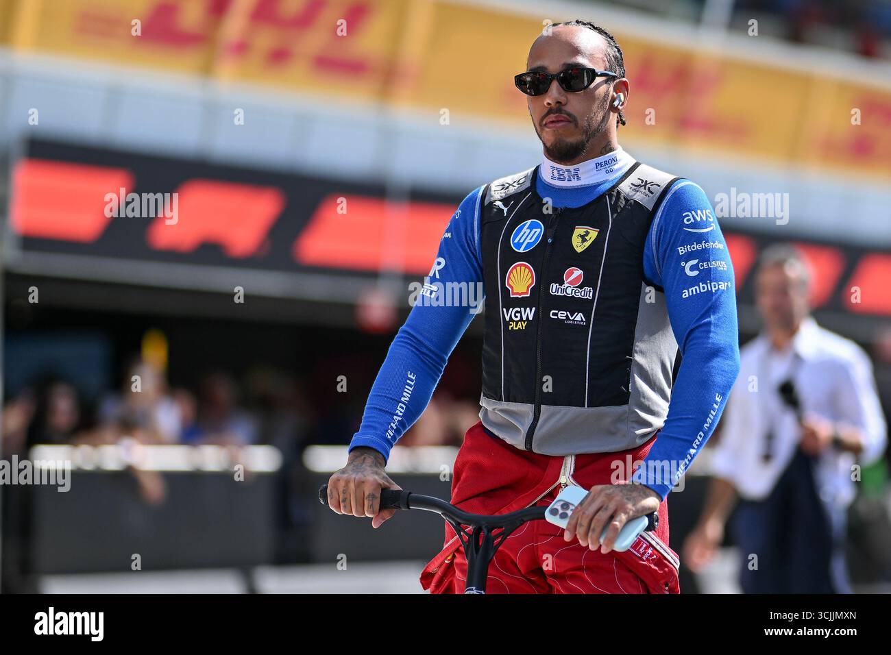 MONZA, ITALY - SEPTEMBER 07: Lewis Hamilton of Great Britain and ...
