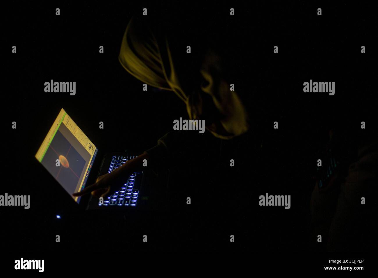 September 8, 2025, Lembang, West Java, Indonesia: Scientists observed the total lunar eclipse ...