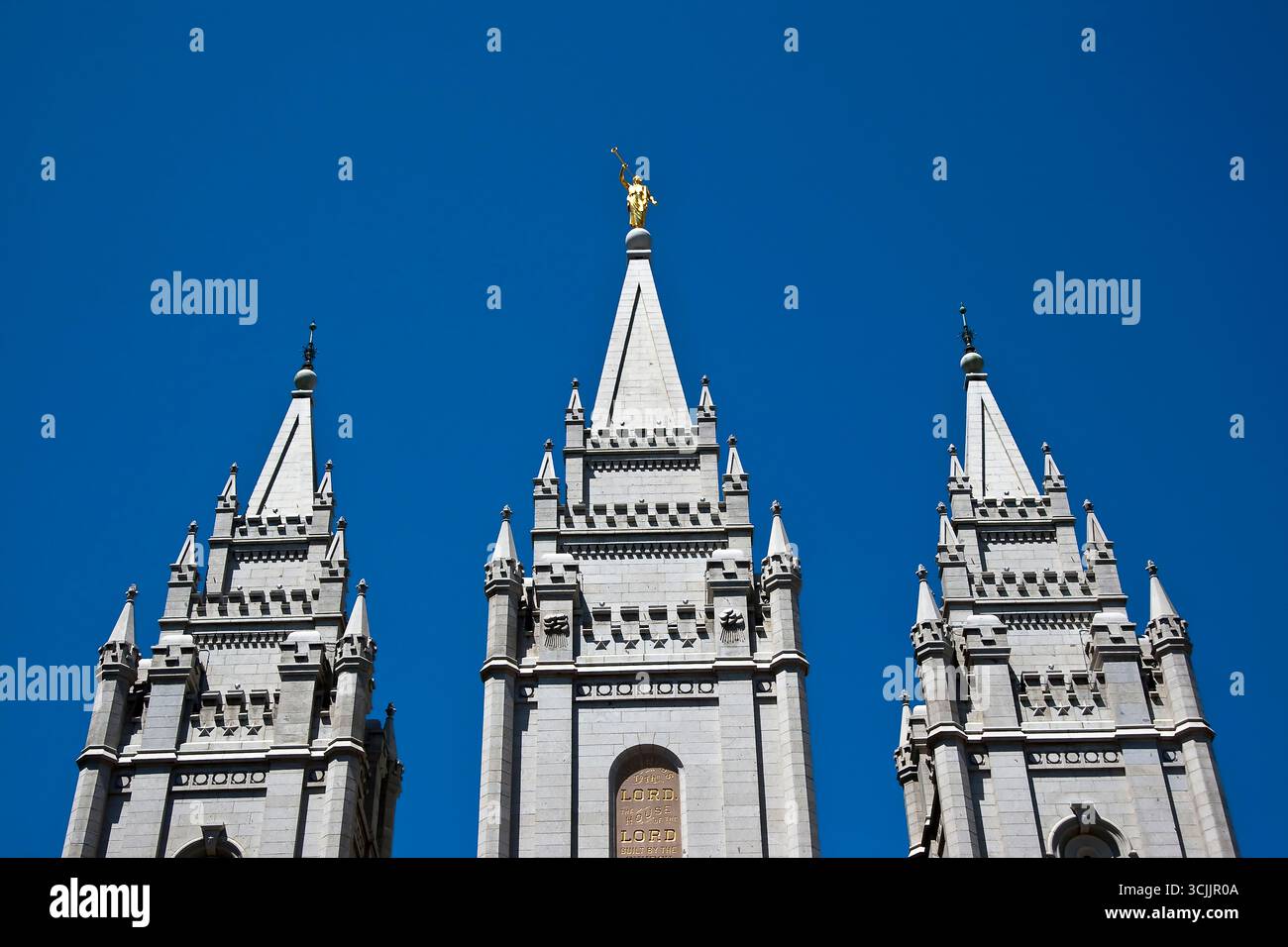 The Salt Lake Temple, the largest and most famous LDS temple, is the ...