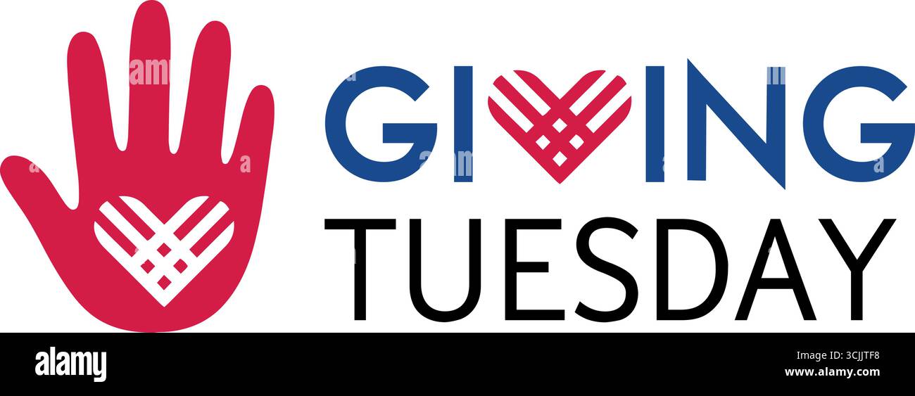 Giving Tuesday banner design stock illustration Stock Vector Image ...
