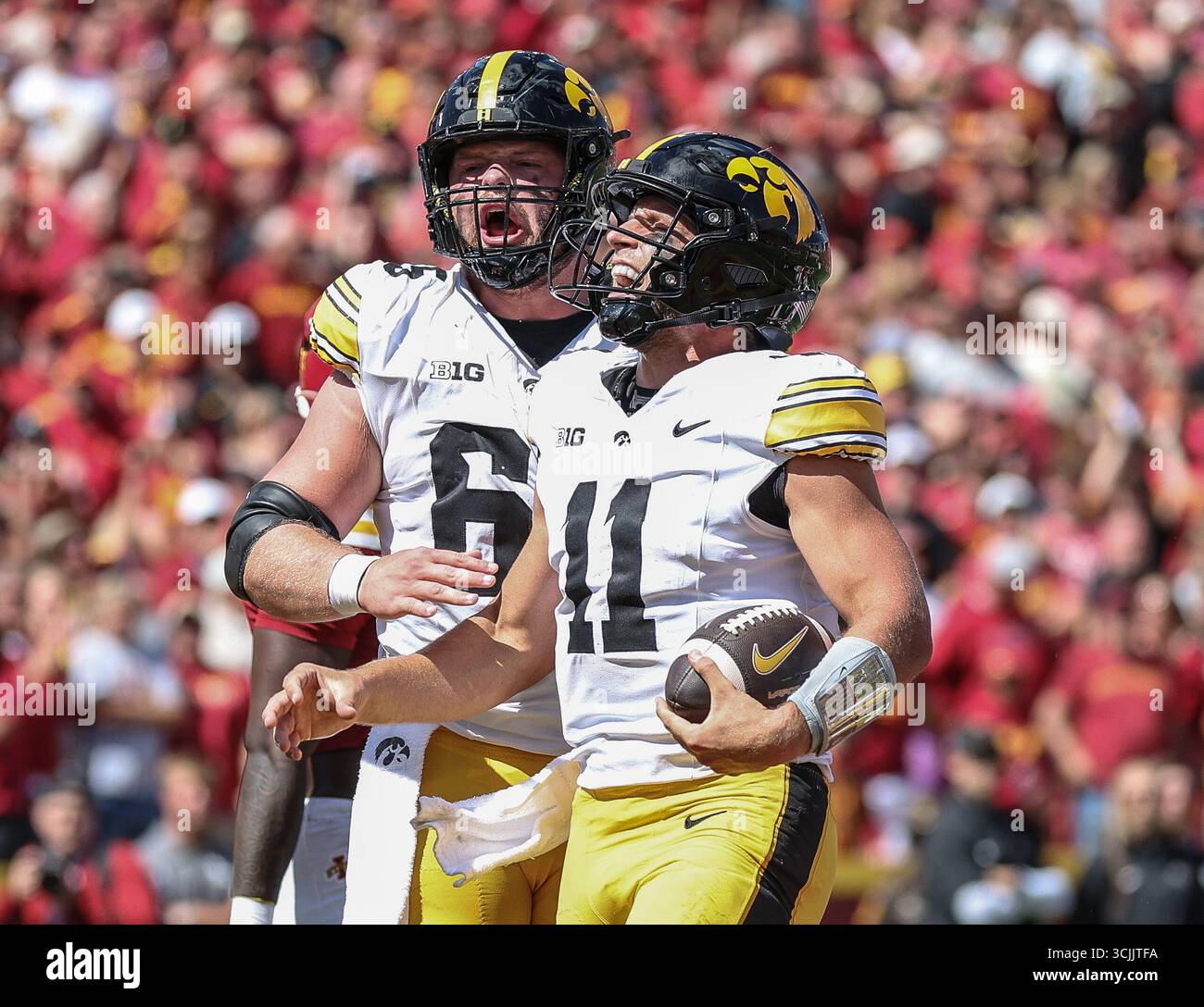 September 6, 2025: during the NCAA football game between the Iowa ...