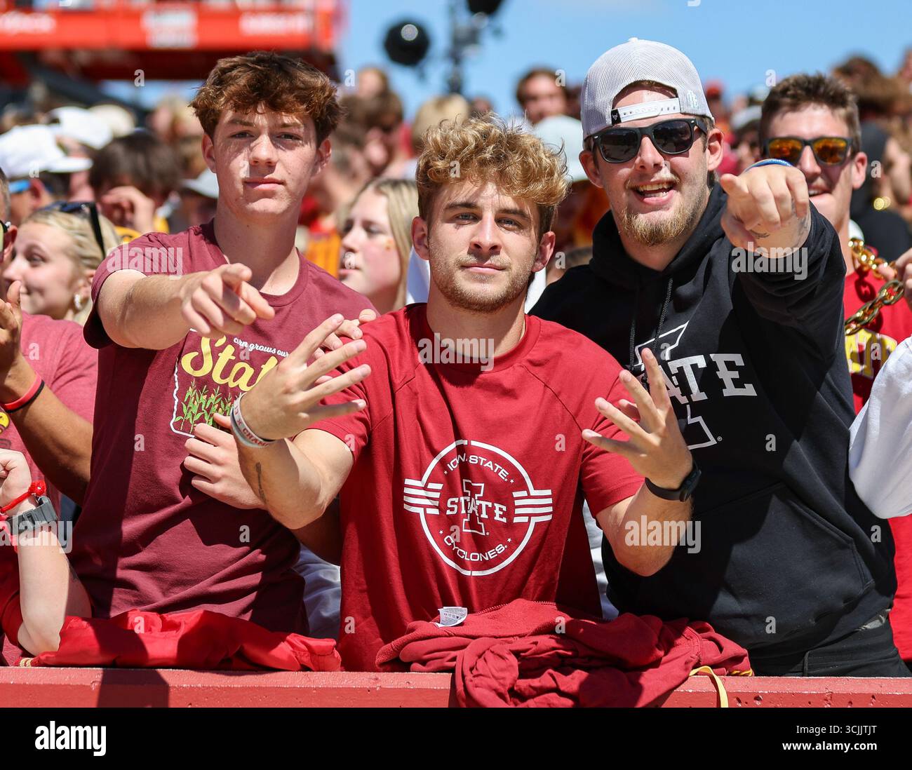 September 6, 2025: Iowa State fans during the NCAA football game ...