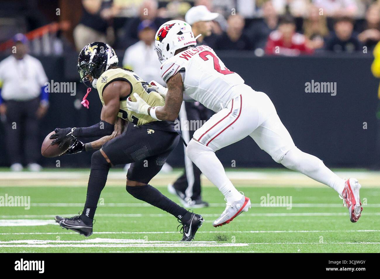 New Orleans Saints wide receiver Rashid Shaheed (22) catches a pass ...