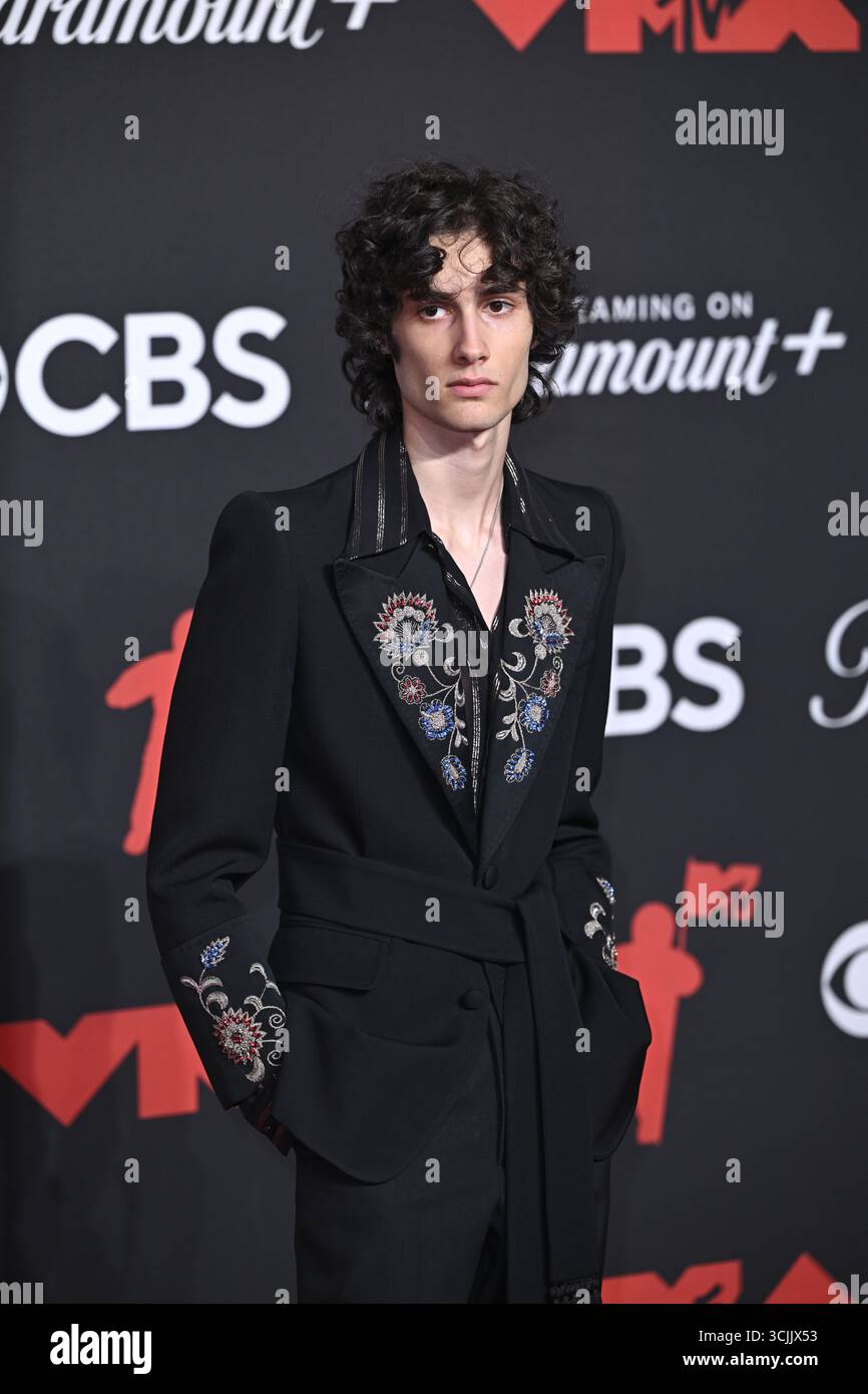 Sombr attending the MTV Video Music Awards 2025 held at the UBS Arena ...